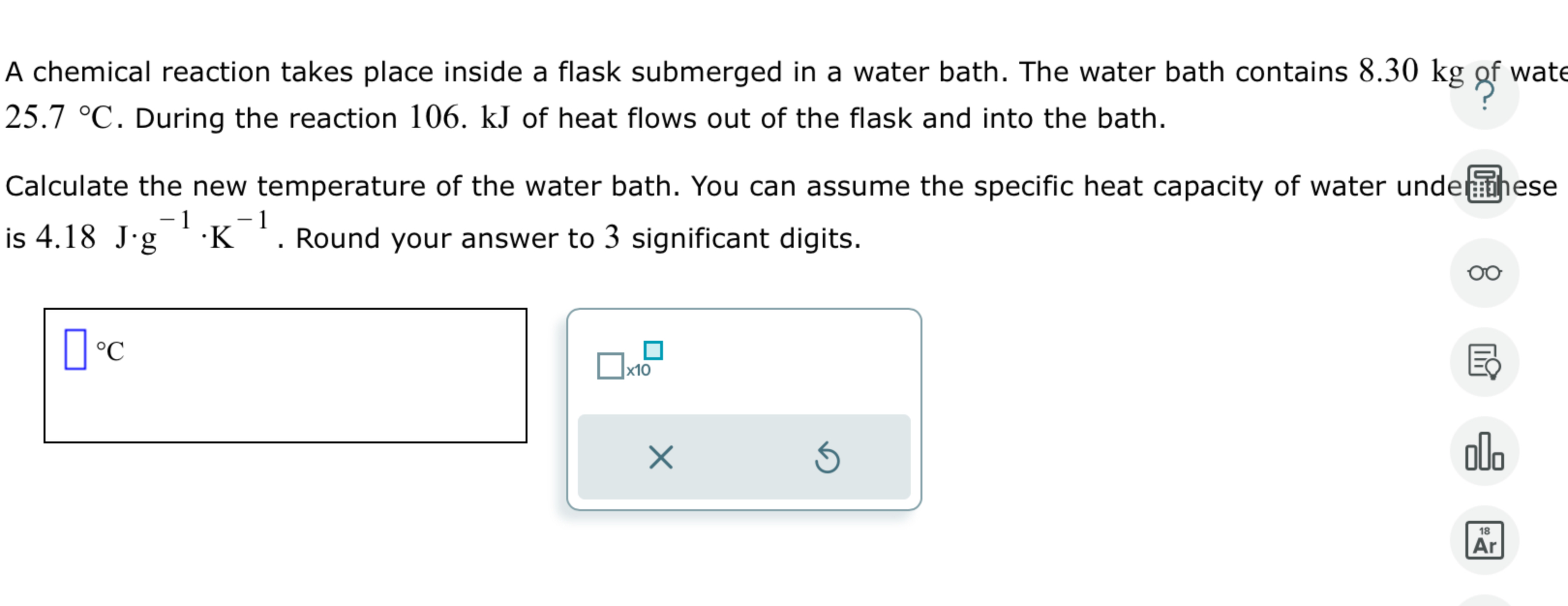 Solved A chemical reaction takes place inside a flask | Chegg.com