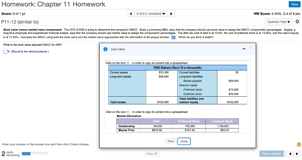 Solved Homework Chapter 11 Homework Save Score 0 Of 1 Pt 6