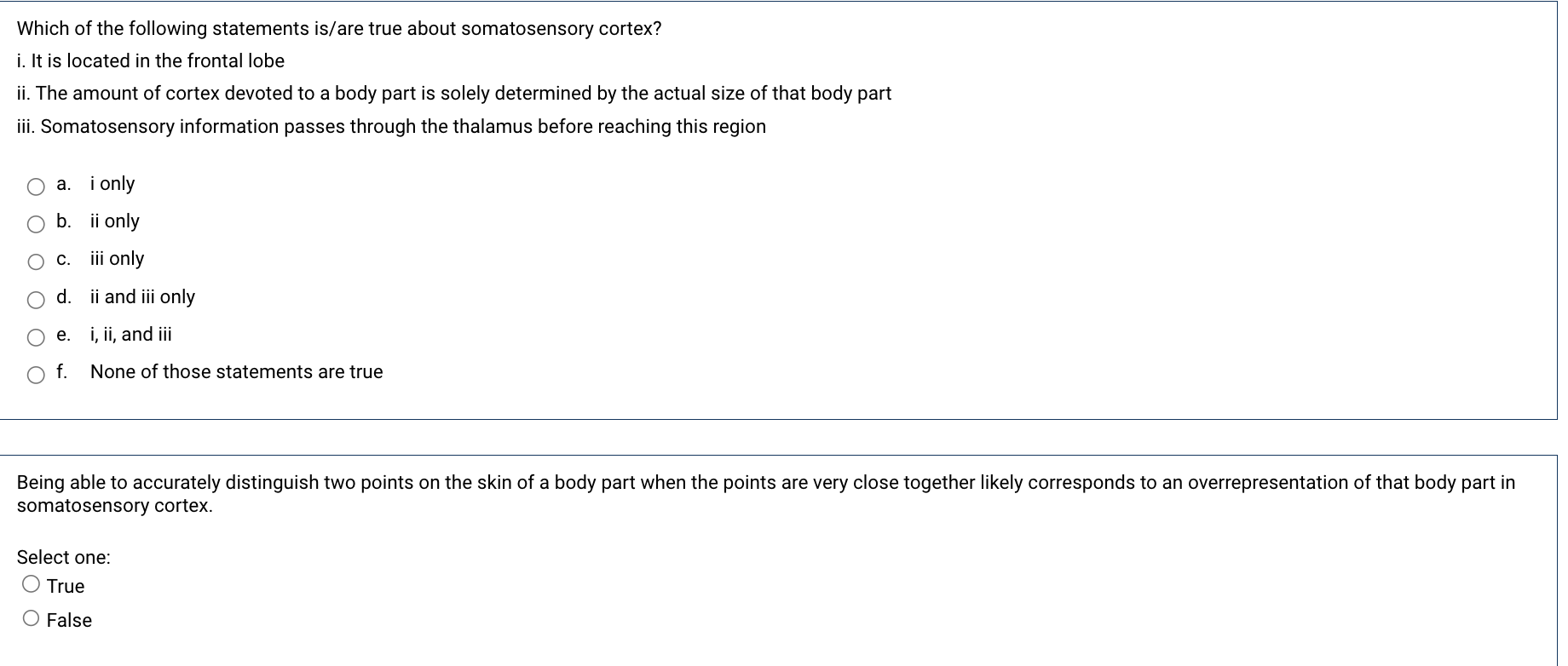 Solved Which of the following statements is/are true about | Chegg.com