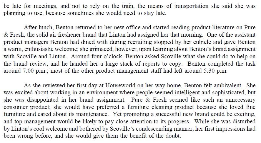 Solved Lisa Benton (A) Case Study (OB, HR Management and | Chegg.com