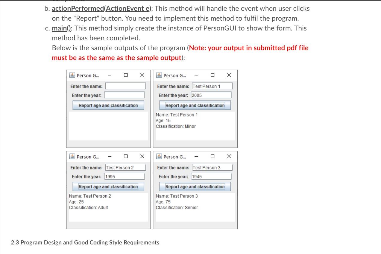 Solved 2.1 Problem Descriptions Complete the missing code of | Chegg.com