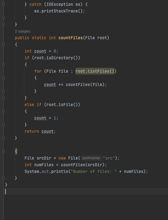Solved In the MyFilelO class, write a recursive method | Chegg.com