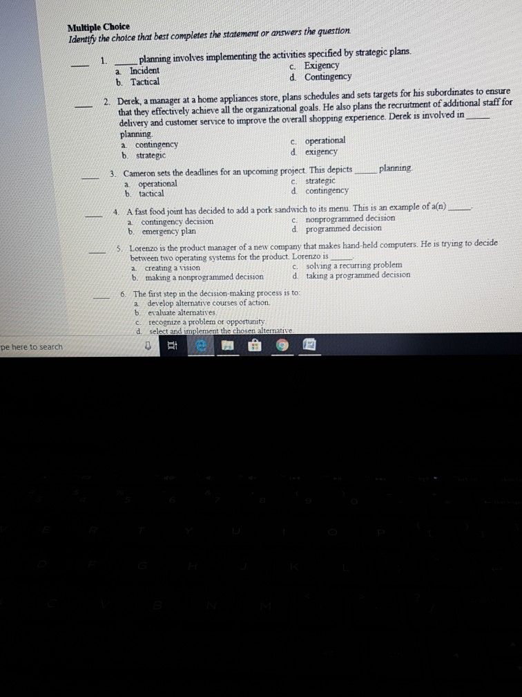 Solved Multiple Choice Identtfy the choice that best | Chegg.com
