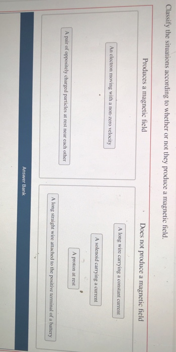 Solved Classify the situations according to whether or not | Chegg.com