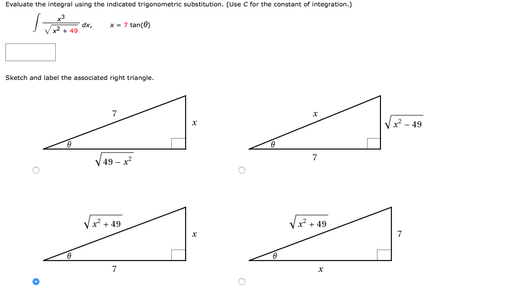 Solved Evaluate the integral using the indicated | Chegg.com
