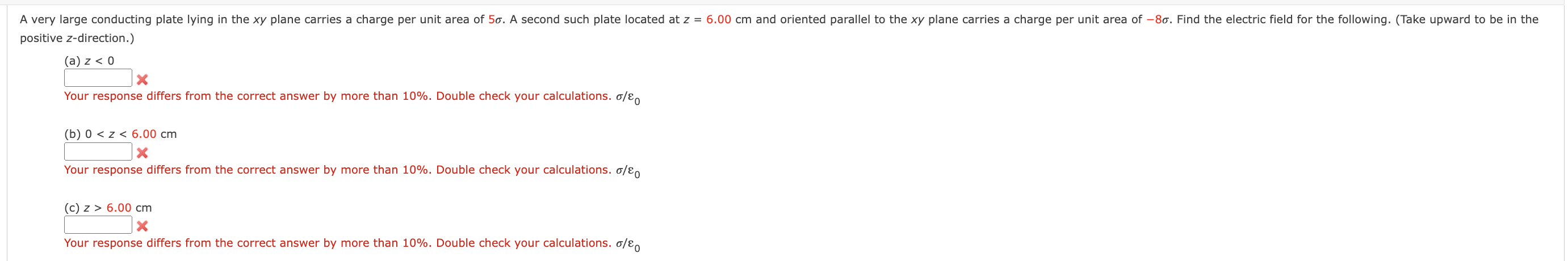 Solved positive z-direction.) (a) >