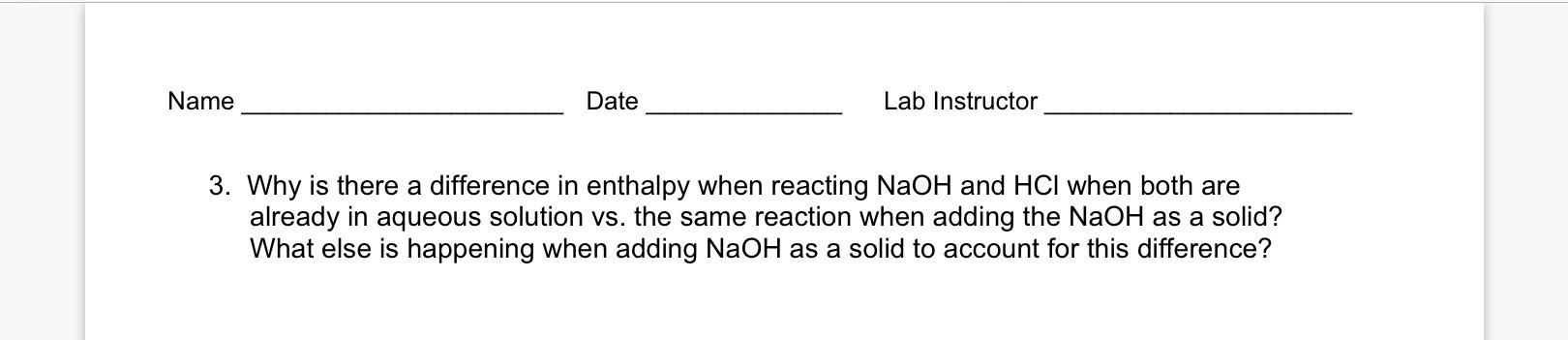 1. Using the three AHrxn values that you calculated, | Chegg.com