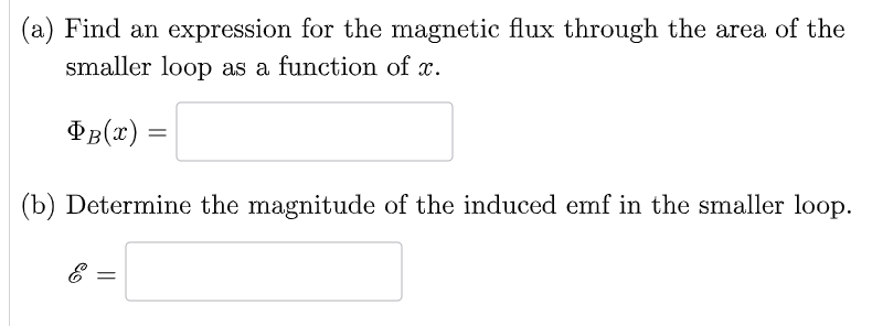 Solved The figure above shows two parallel loops of wire | Chegg.com