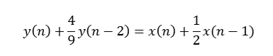 Solved Given is the LCC difference equation that represents | Chegg.com