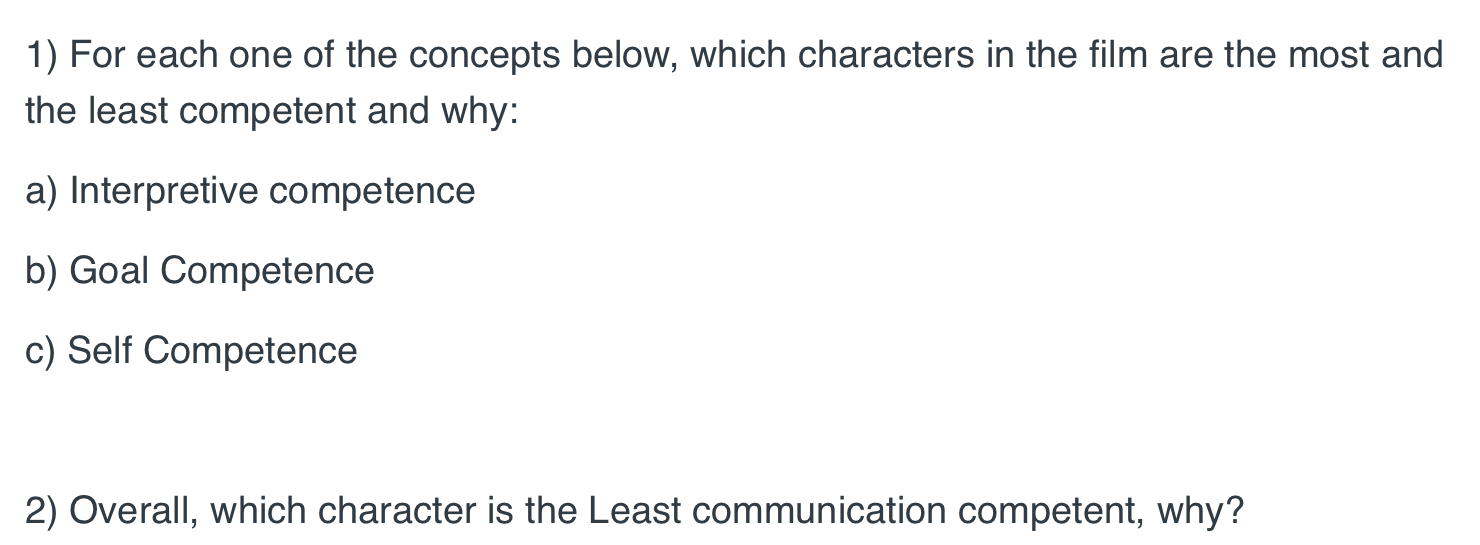 Solved Answer this questions from the movie long shot 2019 | Chegg.com