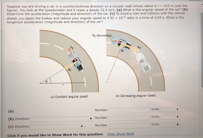 Solved Suppose you are driving a car in a counterclockwise | Chegg.com