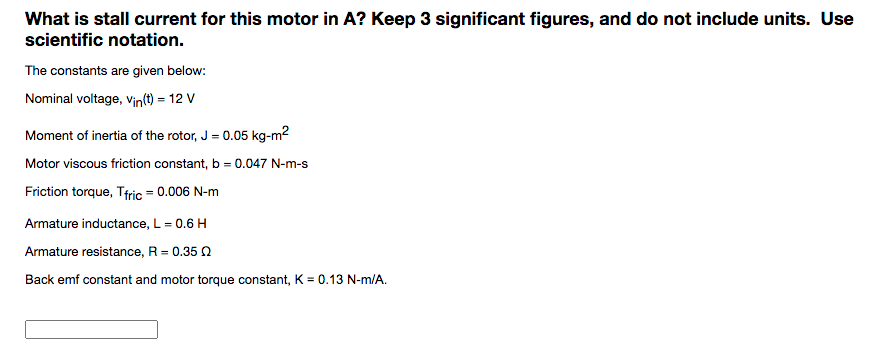 Solved Vin (1) Consider the equations of motion of an | Chegg.com