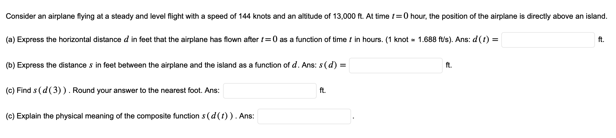 Solved Consider an airplane flying at a steady and level | Chegg.com