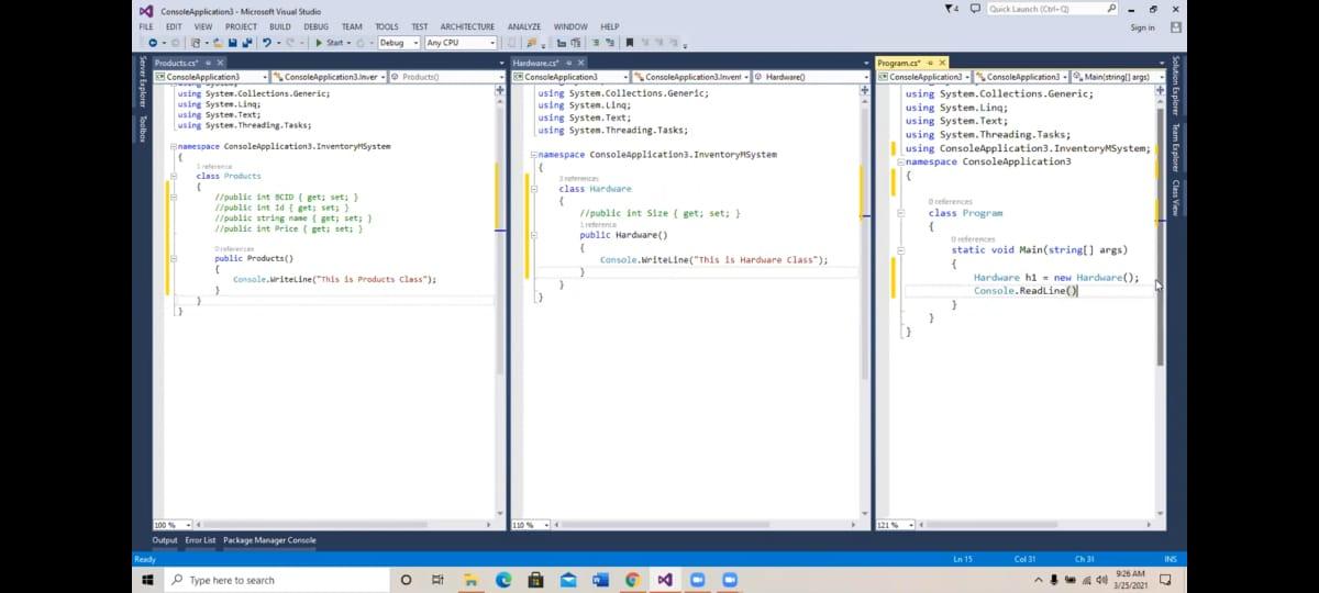 Solved Question#2: implement the inventory example in | Chegg.com