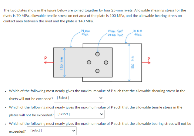 Solved The two plates show in the figure below are joined | Chegg.com