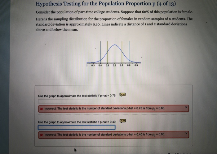 Solved Hypothesis Testing for the Population Proportion p (4 | Chegg.com