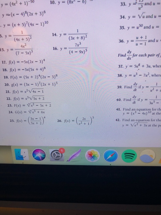 Solved applied/business calculus question #26 on | Chegg.com
