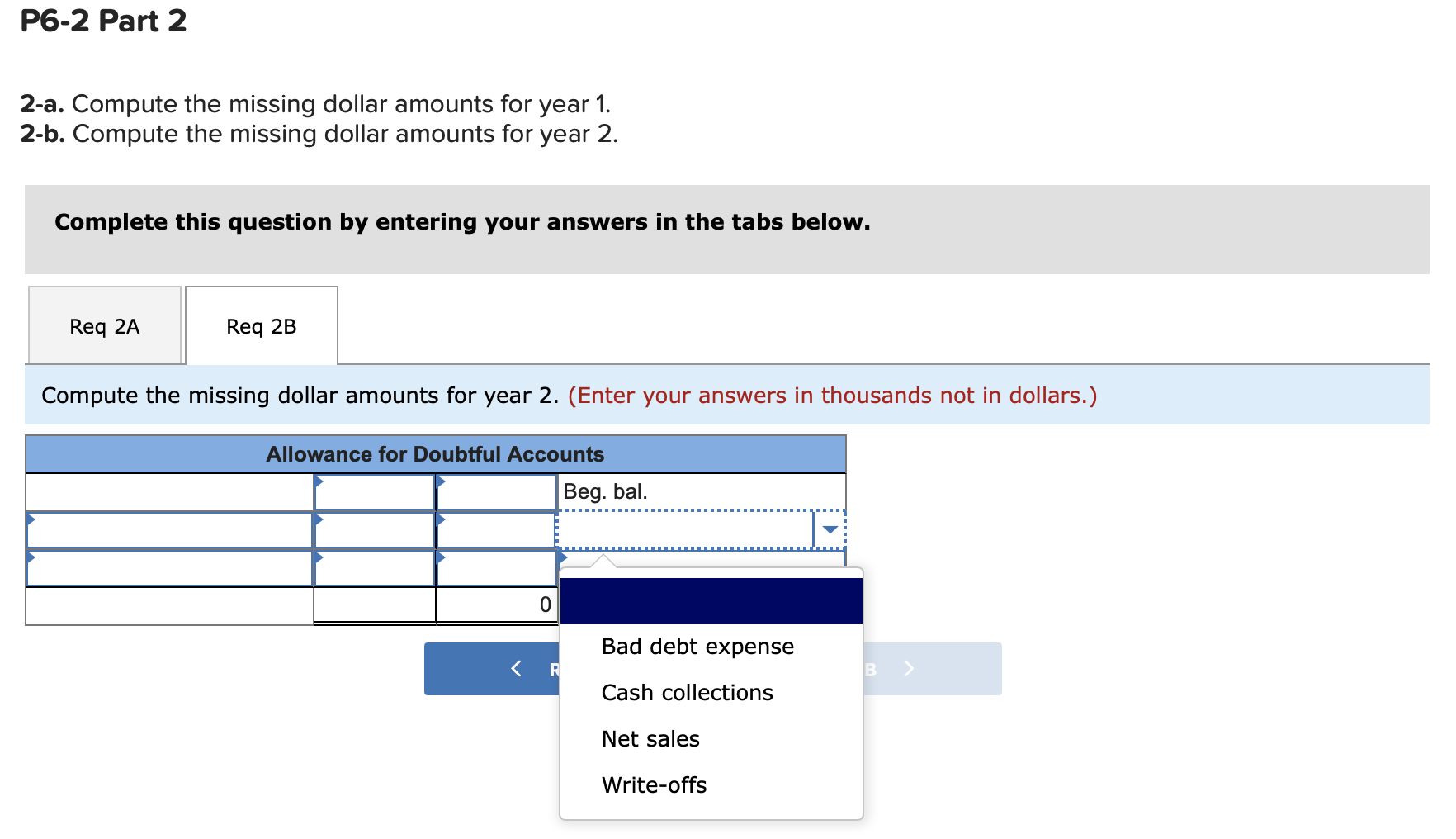 Solved Required information P6-2 (Algo) Recording Bad Debts | Chegg.com