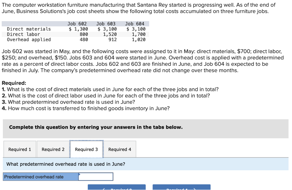 Solved The computer workstation furniture manufacturing that | Chegg.com
