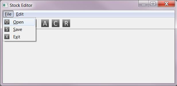 Solved Write a GUI application that records items of stock | Chegg.com