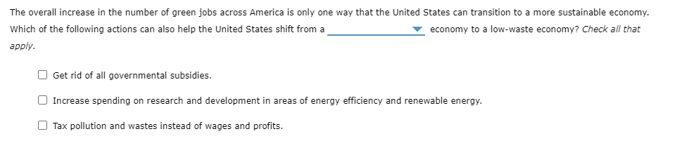 Solved The drive to improve environmental quality and to | Chegg.com