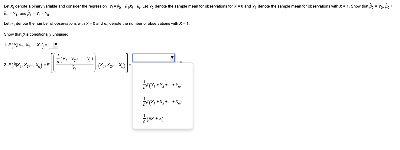 Solved Let X; denote a binary variable and consider the | Chegg.com