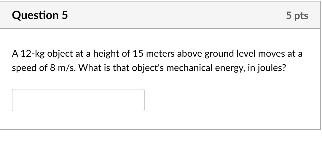 Solved A 12-kg object at a height of 15 meters above ground | Chegg.com