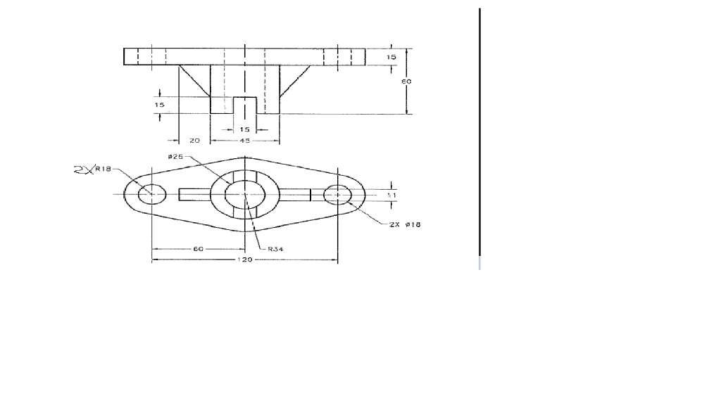 Solved **READ ALL DIRECTIONS** Use AutoCAD 2020 Make an | Chegg.com