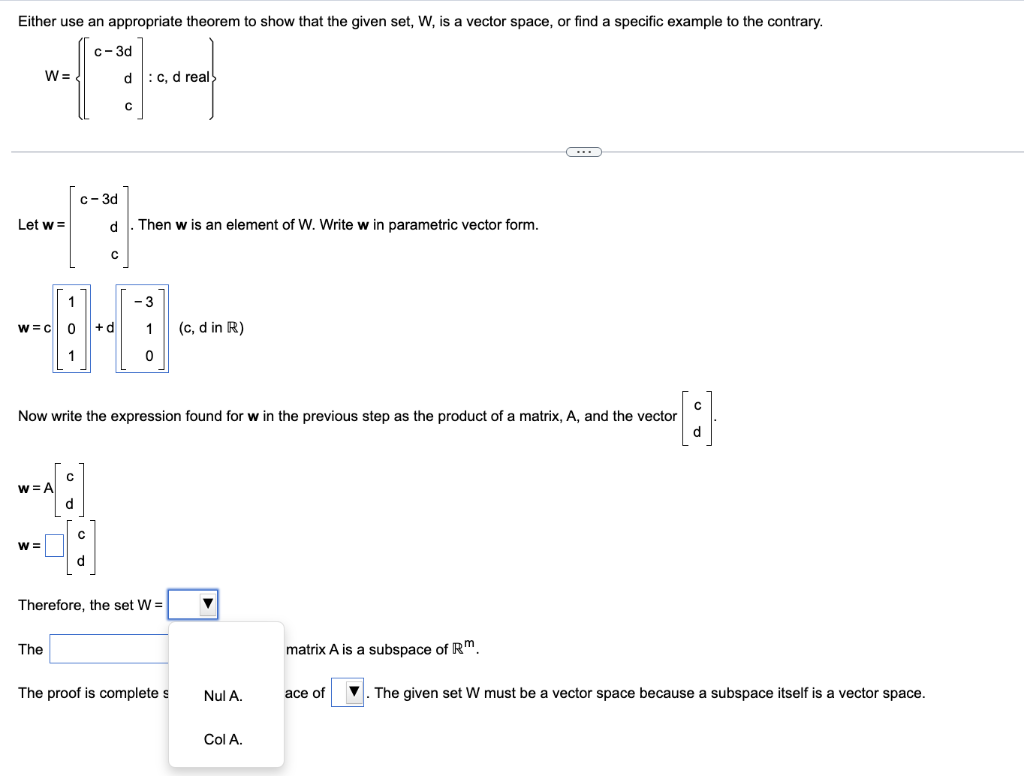 Solved Either use an appropriate theorem to show that the | Chegg.com
