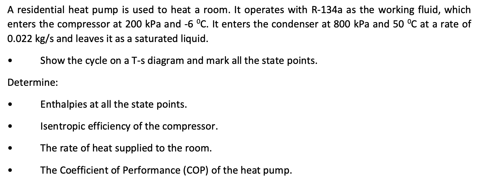 Solved R-134a Thermodynamic Property Tables Evap. Evap. | Chegg.com