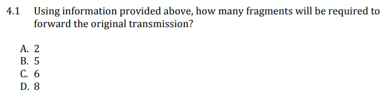 Solved An original IPv4 datagram with a 20-byte header and | Chegg.com