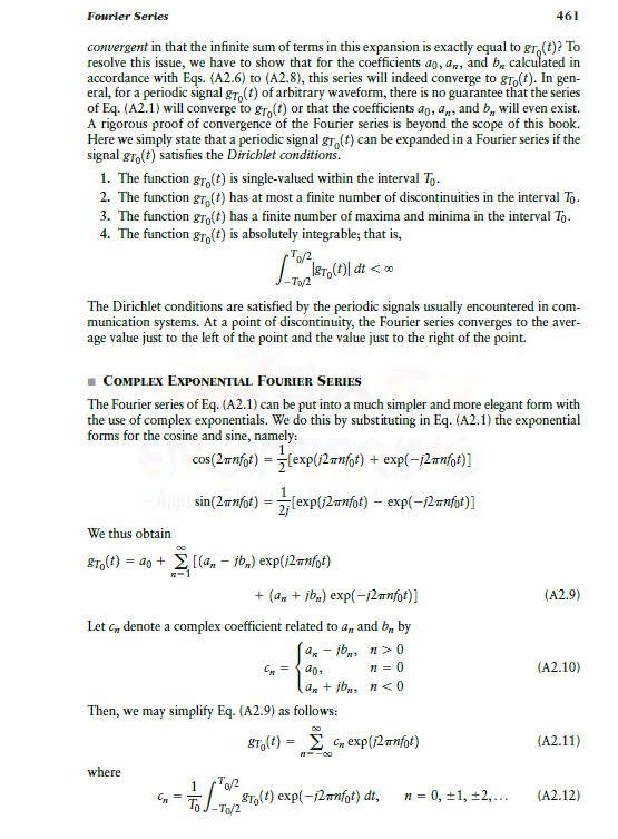 Solved problem. 2. By using Complex Exponential Fourier | Chegg.com