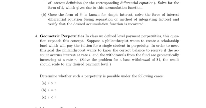 Solved of interest definition (or the corresponding | Chegg.com