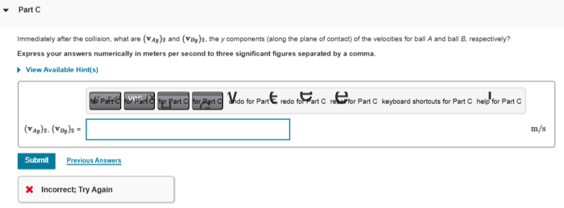 Solved When an oblique impact occurs between two smooth | Chegg.com