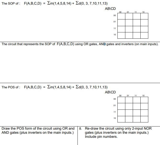 Solved Write the simplified SOP equations for 𝑂$5,𝑂$2 | Chegg.com