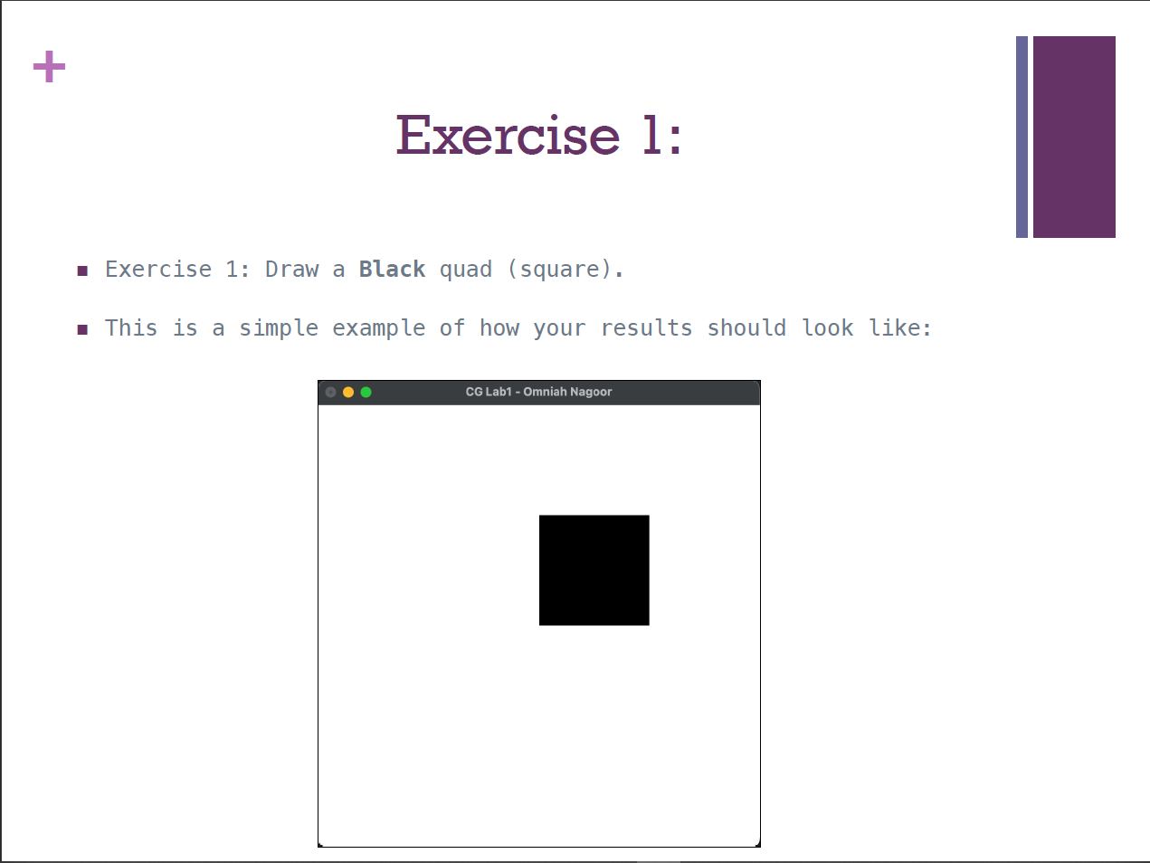 Solved Exercise 2: - Exercise 2: Draw a triangle that | Chegg.com