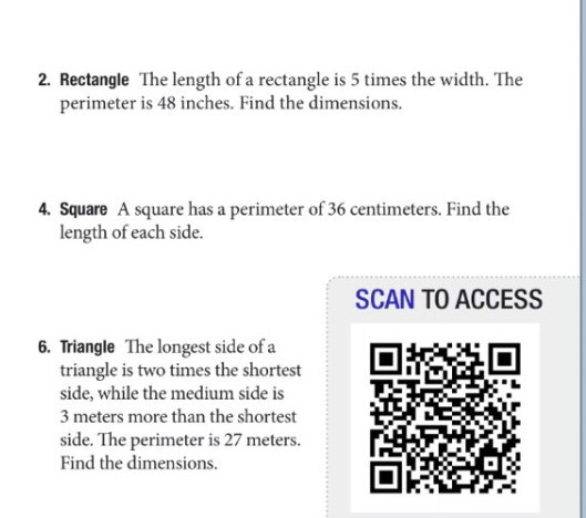 Solved 2. Rectangle The length of a rectangle is 5 times the | Chegg ...