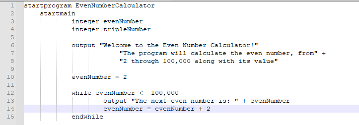 Solved The Programming Language Used Is A Pseudo Language I 