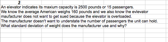 Solved An elevator indicates its maxium capacity is 2500 | Chegg.com