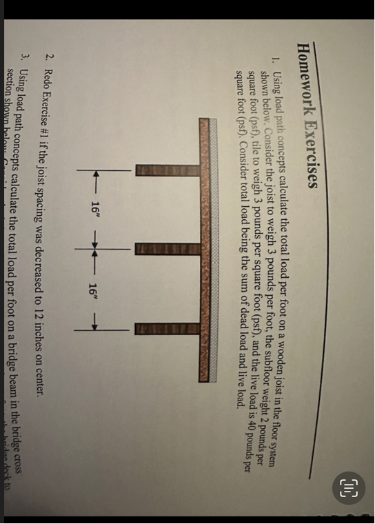 Solved 1. Using load path concepts calculate the total load | Chegg.com