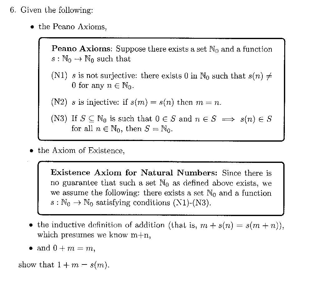 Solved the inductive definition of addition (that | Chegg.com