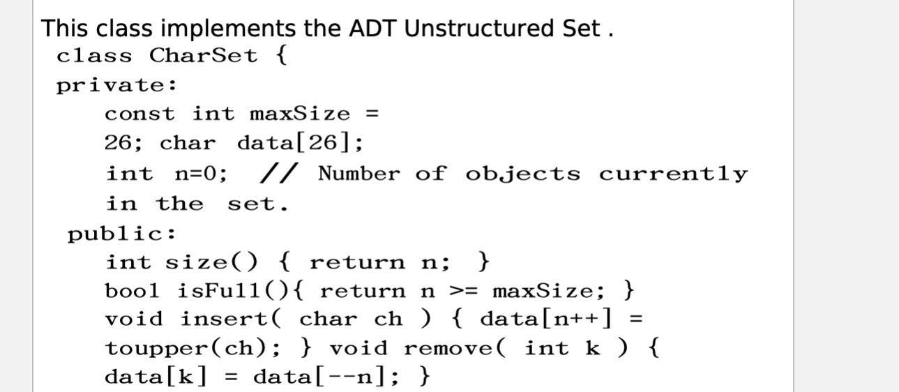 Solved Which functions operate in constant time: | Chegg.com Solved Which functions operate in constant time: | Chegg.com