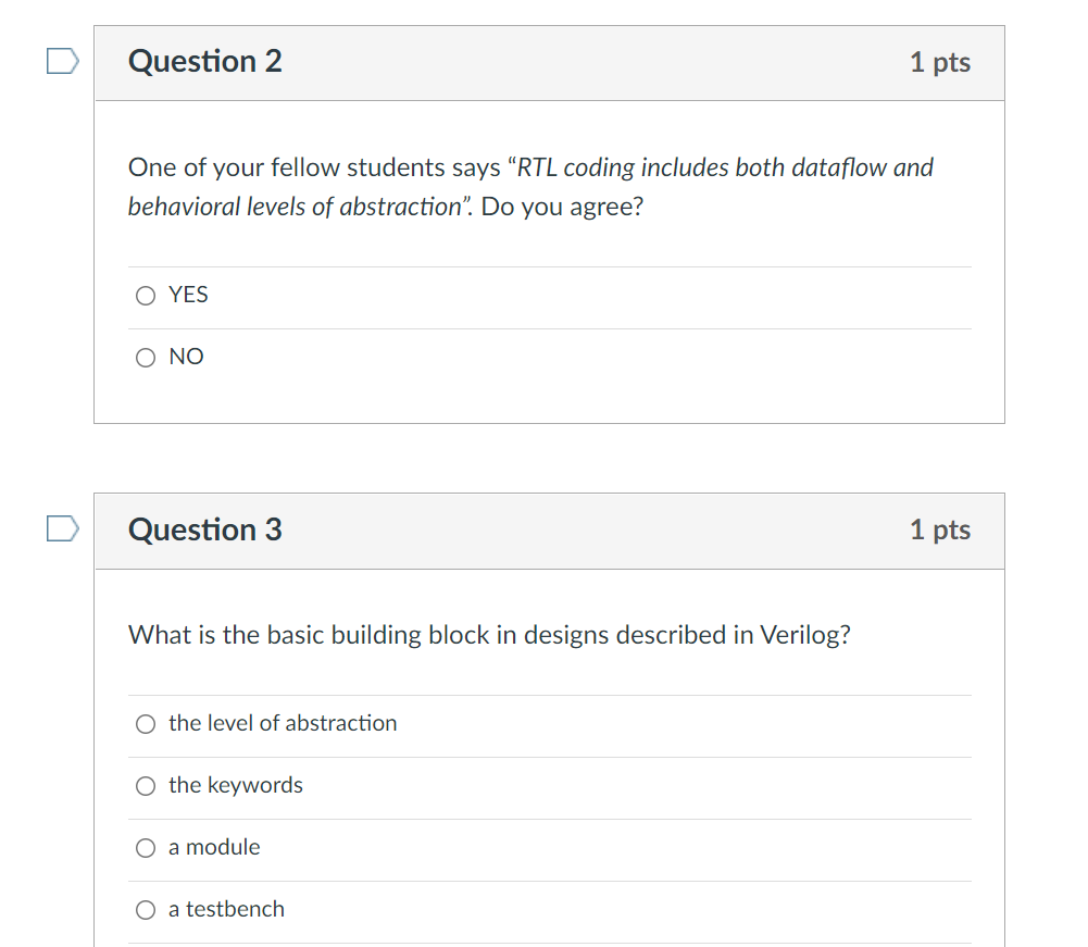 Solved One of your fellow students says "RTL coding includes | Chegg.com