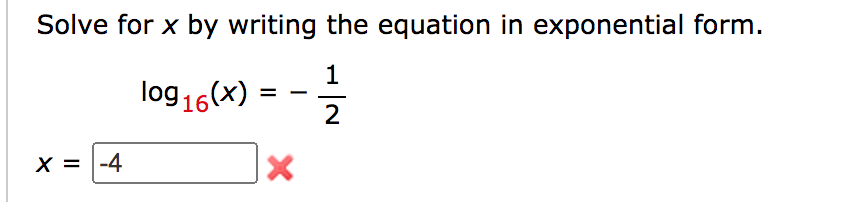 Solved Use the definition of a logarithmic function to | Chegg.com