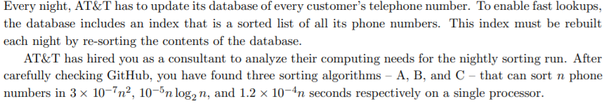 Solved 1. Describe how to construct a sorting algorithm | Chegg.com