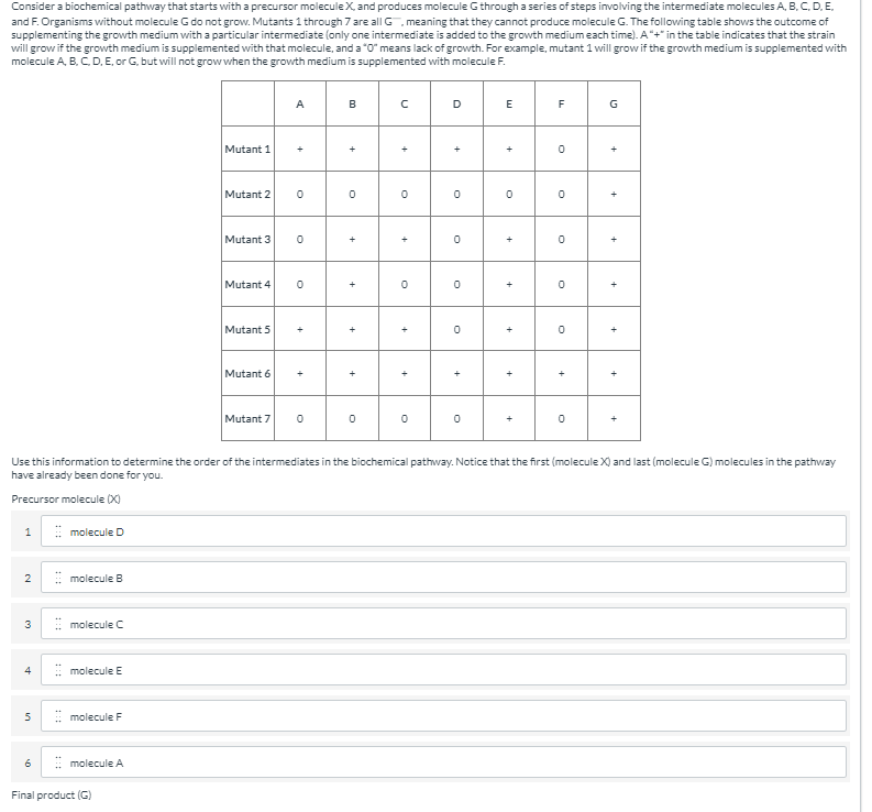 Solved Consider a biochemical pathway that starts with a | Chegg.com