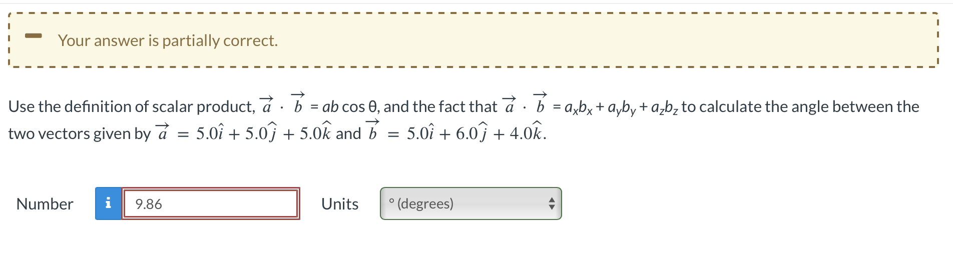 Solved Use the definition of scalar product, | Chegg.com