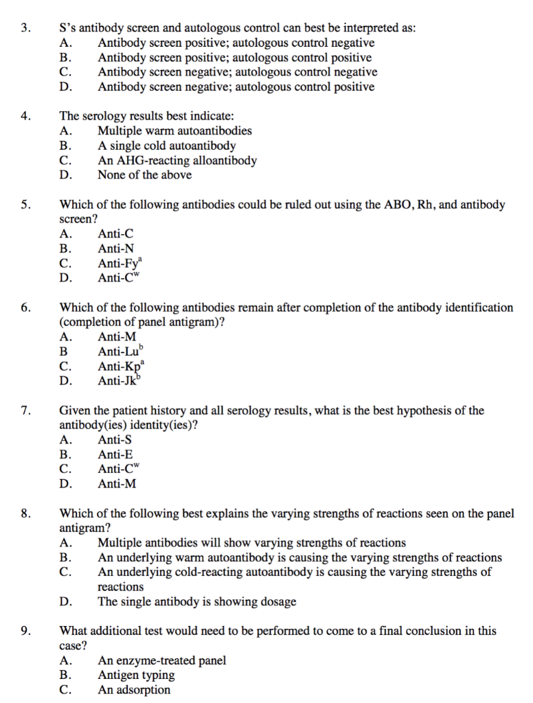 Solved Case 6: S Laboratory Protocols Used to Solve the Case | Chegg.com