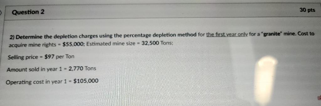 Solved Question 2 30 pts 2) Determine the depletion charges | Chegg.com