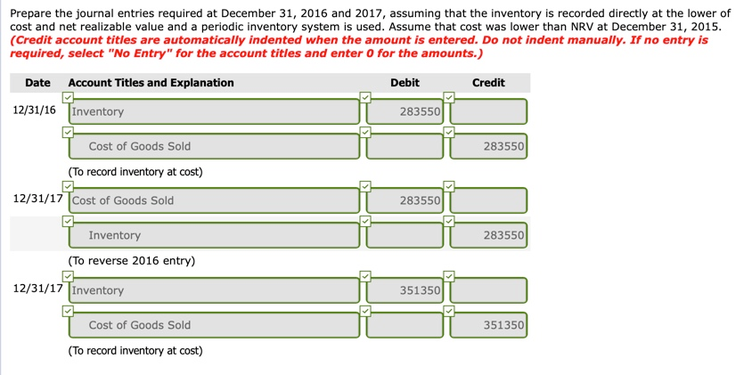 Solved As a result of its annual inventory count, Blue | Chegg.com